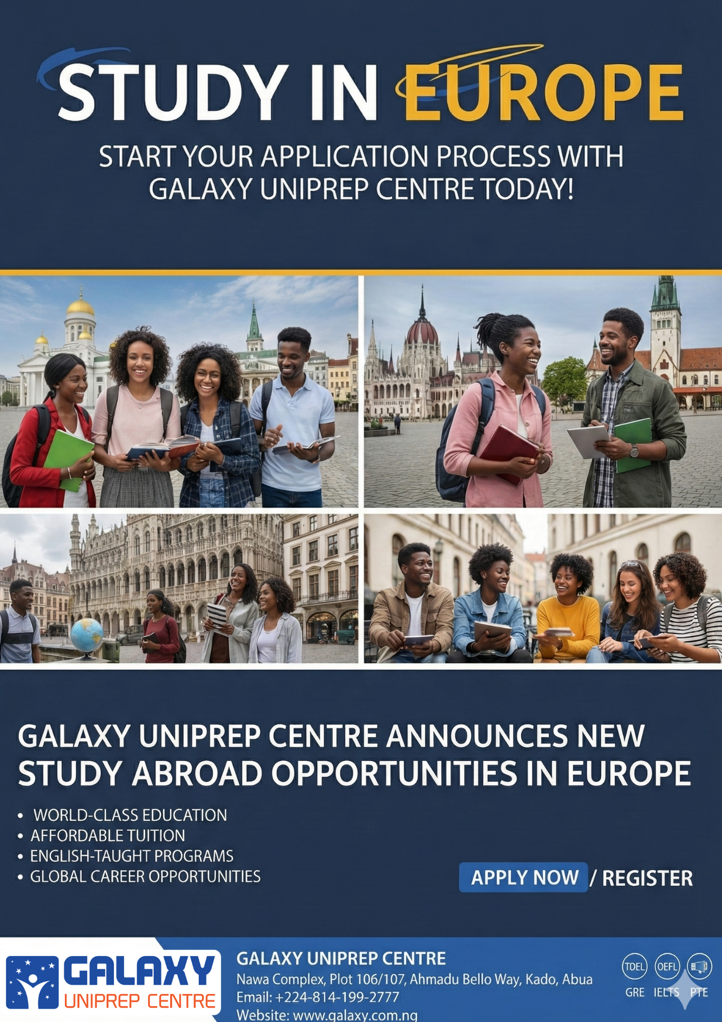 Study in Europe from Nigeria 2026: Affordable Education & Expert Prep
